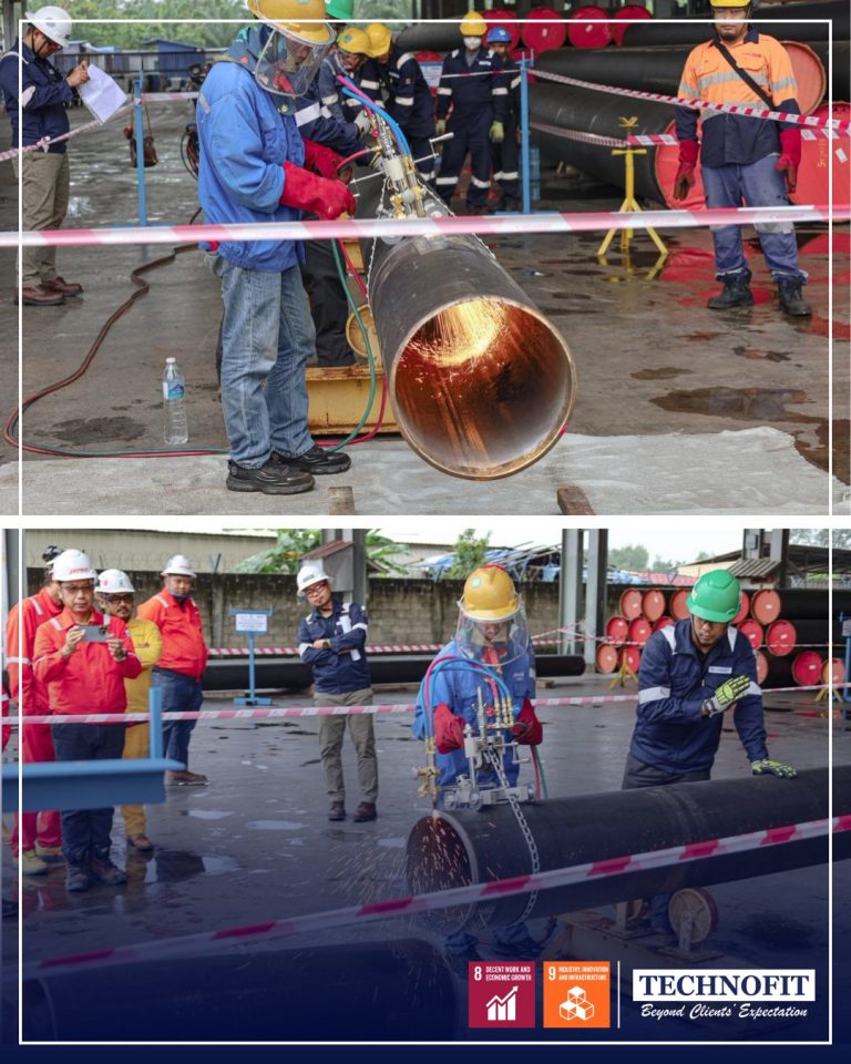 FIRST CUT CEREMONY FOR THE INSTALLATION OF PIPING AND EQUIPMENT JERAM ...